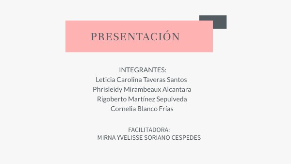 PRESENTACIÓN MODERN