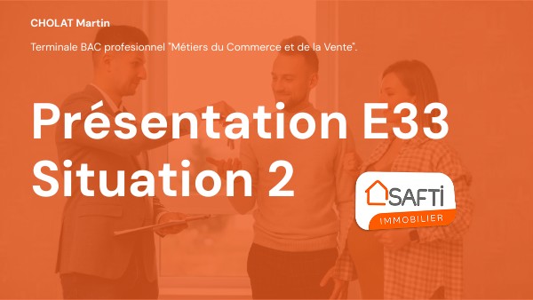 Copie - Présentation E33 situation 2 | Genially