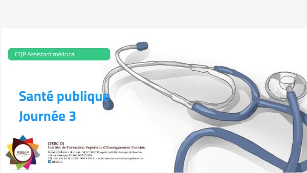 Santé Publique III _ ACC | Genially