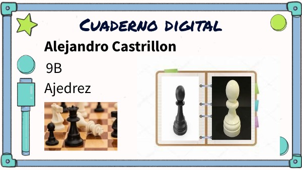 Cuaderno virtual Ajedrez | Genially