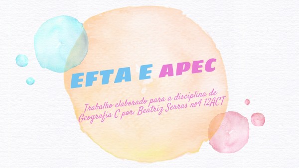 EFTA e APEC