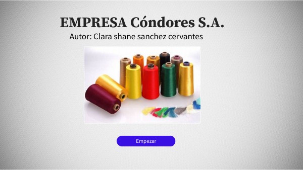 Empresa Cóndores S.A | Genially