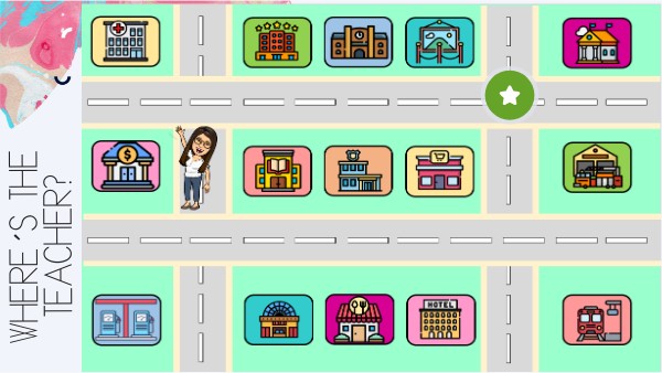 CITY MAP- WHERE´S THE TEACHER | Genially