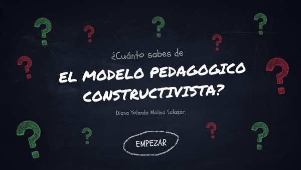 Modelo pedagogico constructivista. | Genially