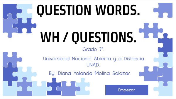 WH / QUESTIONS. | Genially