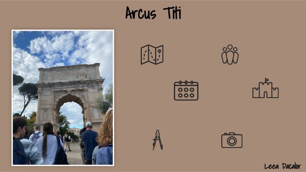 Arc de Titus | Genially