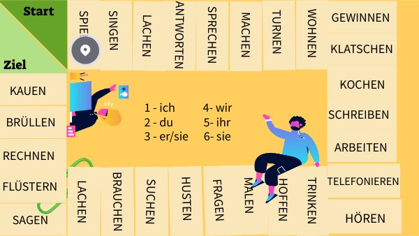 Dice. Verbs