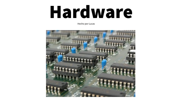 Hardware | Genially