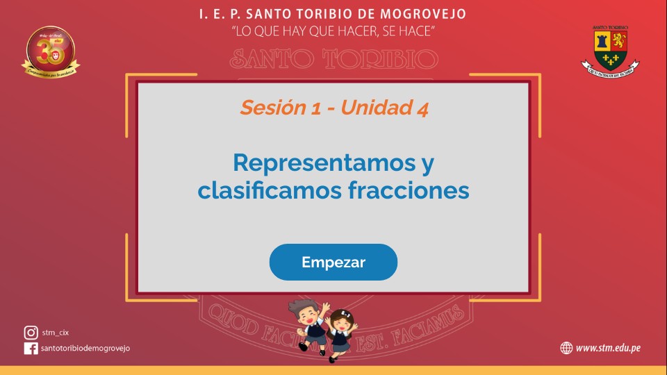 5°_S1_U4_Representamos y clasificamos fracciones | Genially