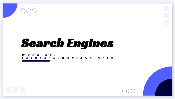 Search Engines | Genially