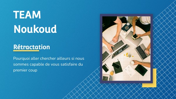 Présentation Noukoud Team | Genially