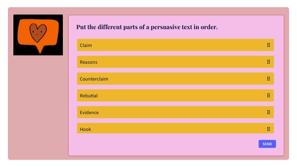 Organize the Structure of a Persuasive Text | Genially