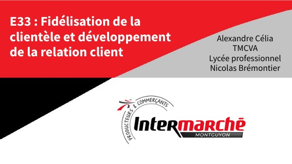 Epreuve E33 Situation 2