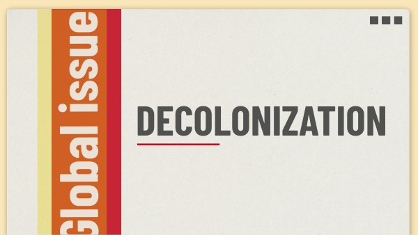 DECOLONIZATION