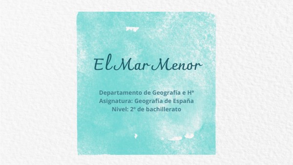 El Mar Menor | Genially