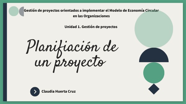 Planeación del proyecto | Genially