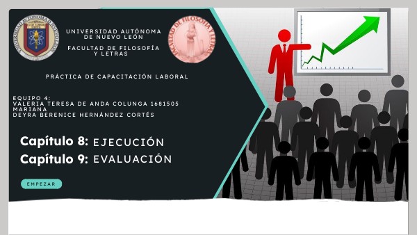 Capítulo 8 y 9. capacitación | Genially