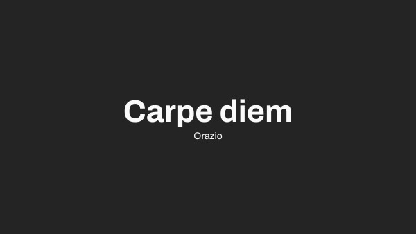 carpe diem