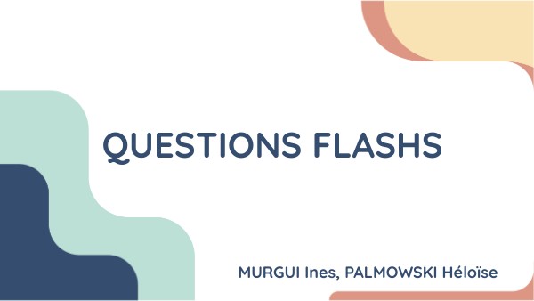 question flash | Genially