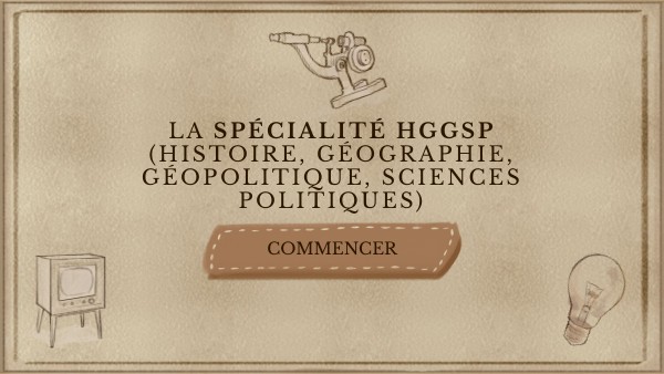 Introduction à l'année de 1ère HGGSP | Genially