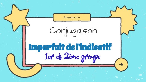 ANIMATED SKETCH PRESENTATION - Conjugaison imparfait