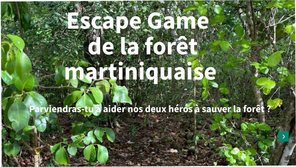 Escape Game de la fôret | Genially