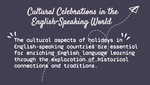 Celebrations in the English-Speaking World | Genially