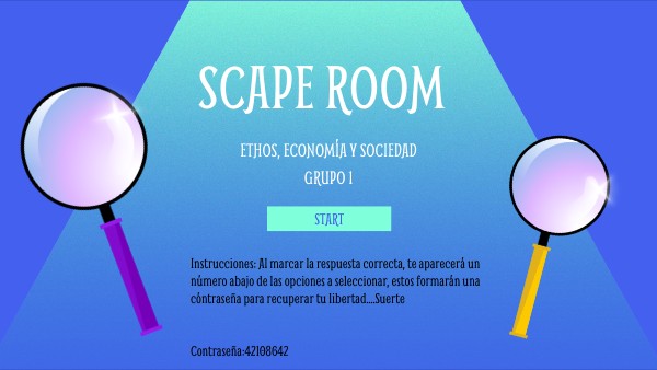 Scape Room economía