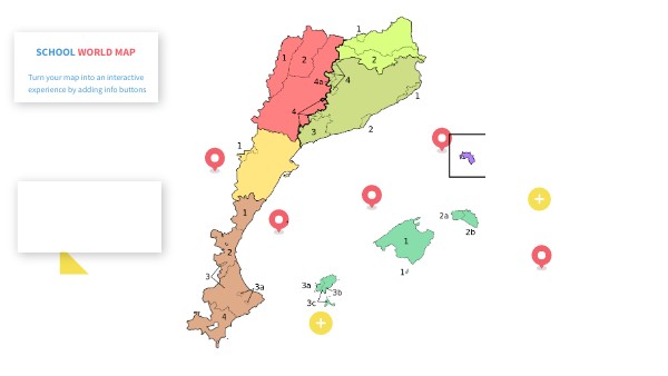 School world map | Genially