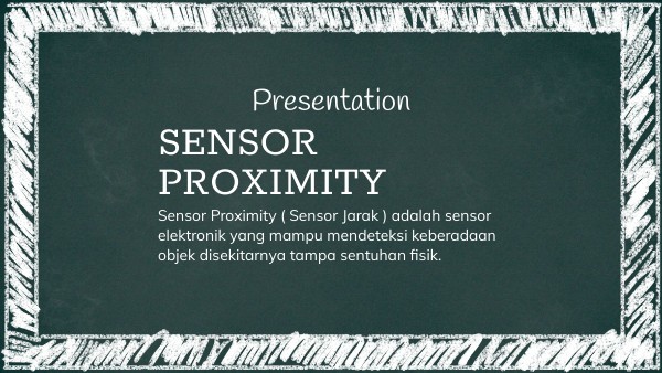 PENJELASAN SENSOR PROXIMITY