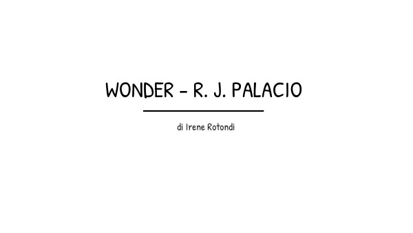 Wonder - R. J. Palacio