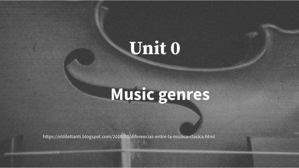 Mayor music genres