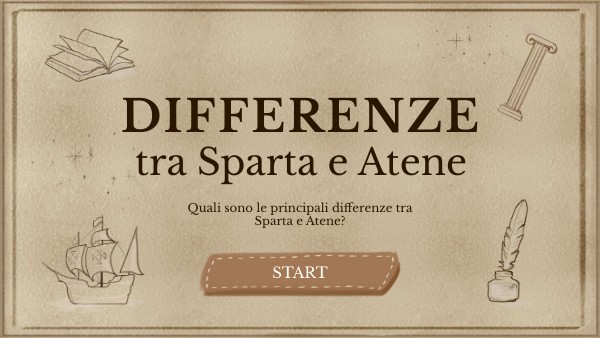 DIFFERENZE TRA SPARTA E ATENE | Genially