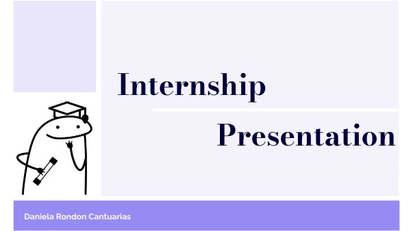Internship Presentation | Genially