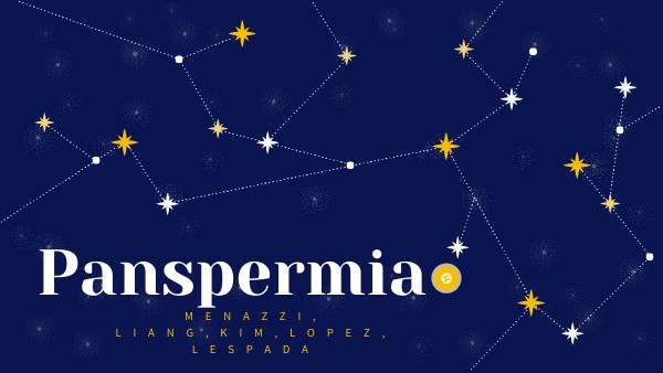 Panspermia PRESENTATION | Genially