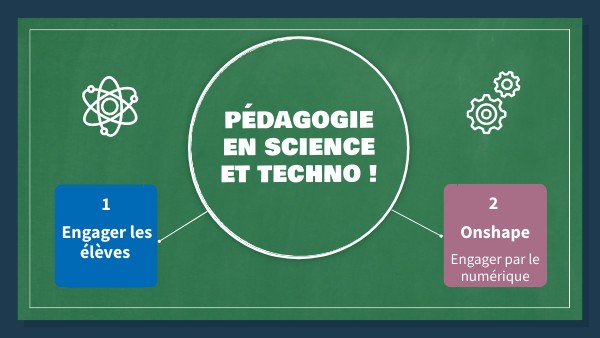 Pedagogie engagement onshape | Genially