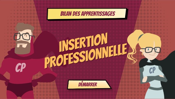 insertion professionnelle - bilan des apprentissages | Genially