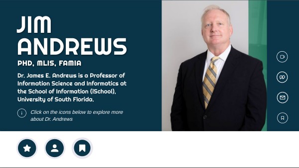 Dr. Jim Andrews Profile | Genially