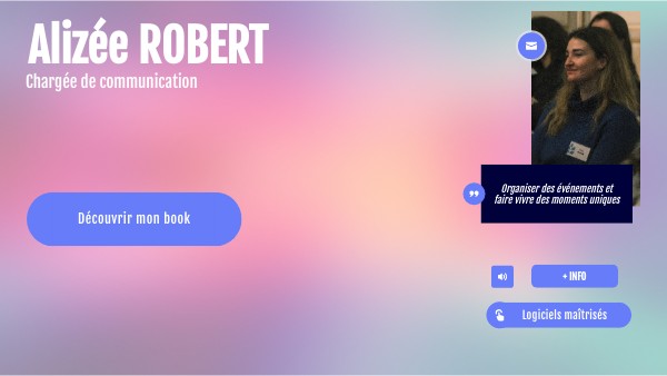 BOOK- Alizée ROBERT | Genially