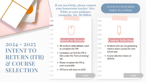 ITR & CS 2024-2025 | Genially