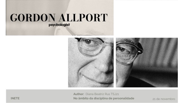 Gordon Allport | Genially