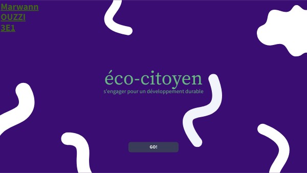éco-citoyen | Genially