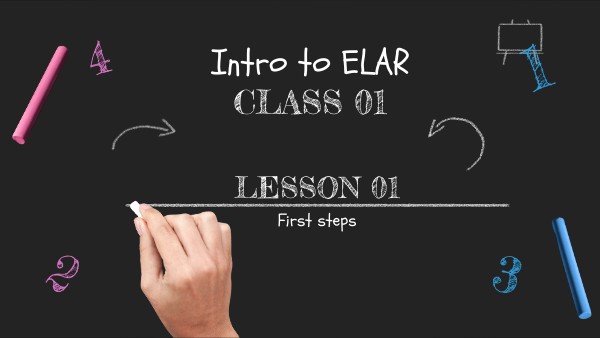 Intro to ELAR 24_CLASS 1 | Genially