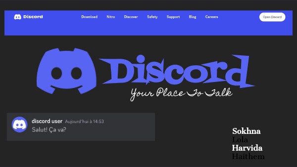 Exposé SNT Discord | Genially