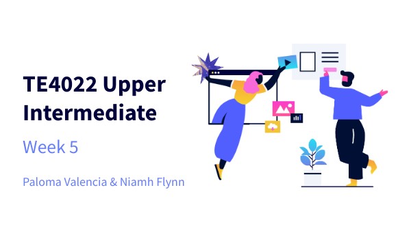 TE4022 week 5