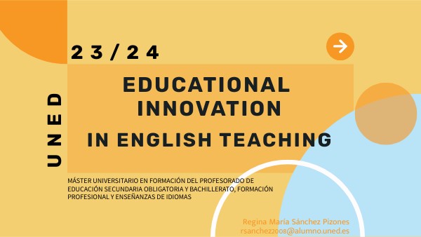 Educational Innovation in English Teaching | Genially