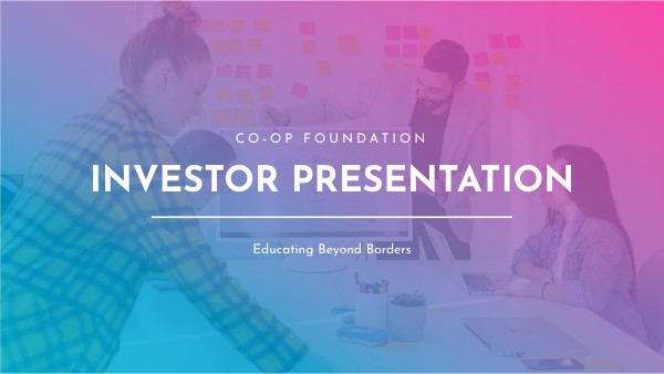 Co-op Foundation PRESENTATION