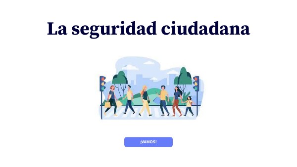 La seguridad ciudadana