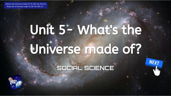 WHAT'S THE UNIVERSE MADE OF? | Genially