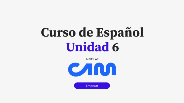 Unidad 6 | Genially